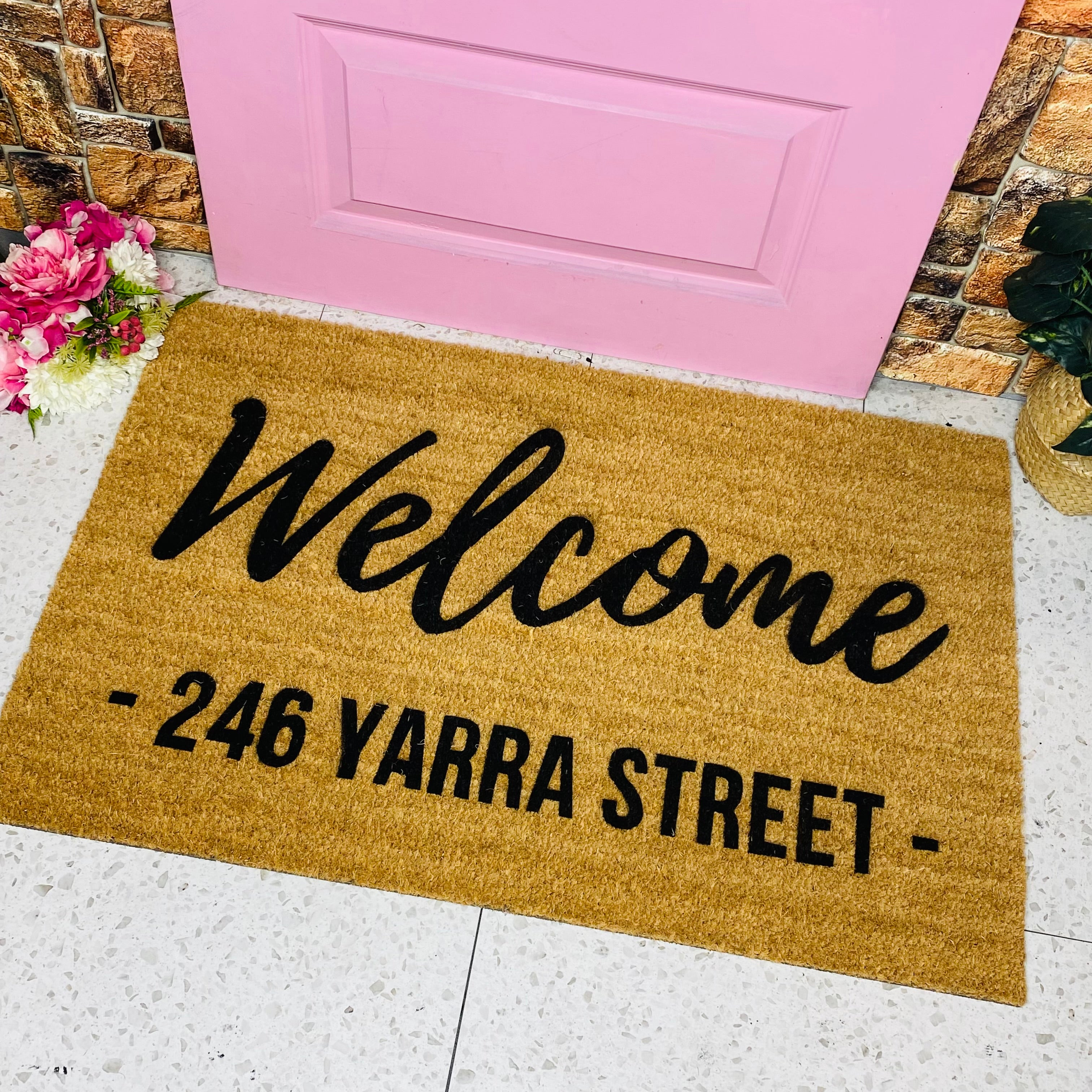 Custom Stylish Doormat, Premium Quality Coir, Free Shipping & 100% ...