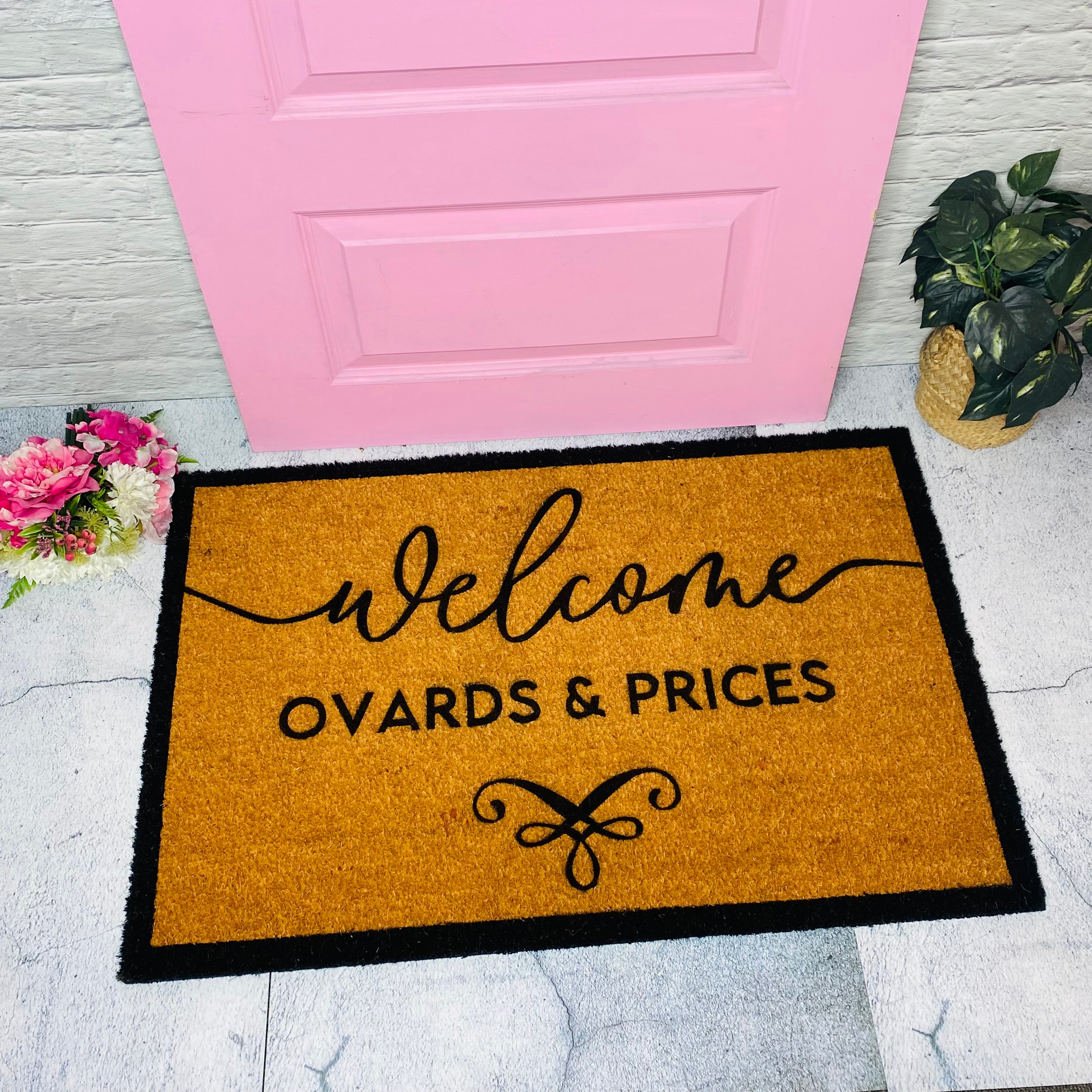 Custom Stylish Doormat, Premium Quality Coir, Free Shipping & 100% ...