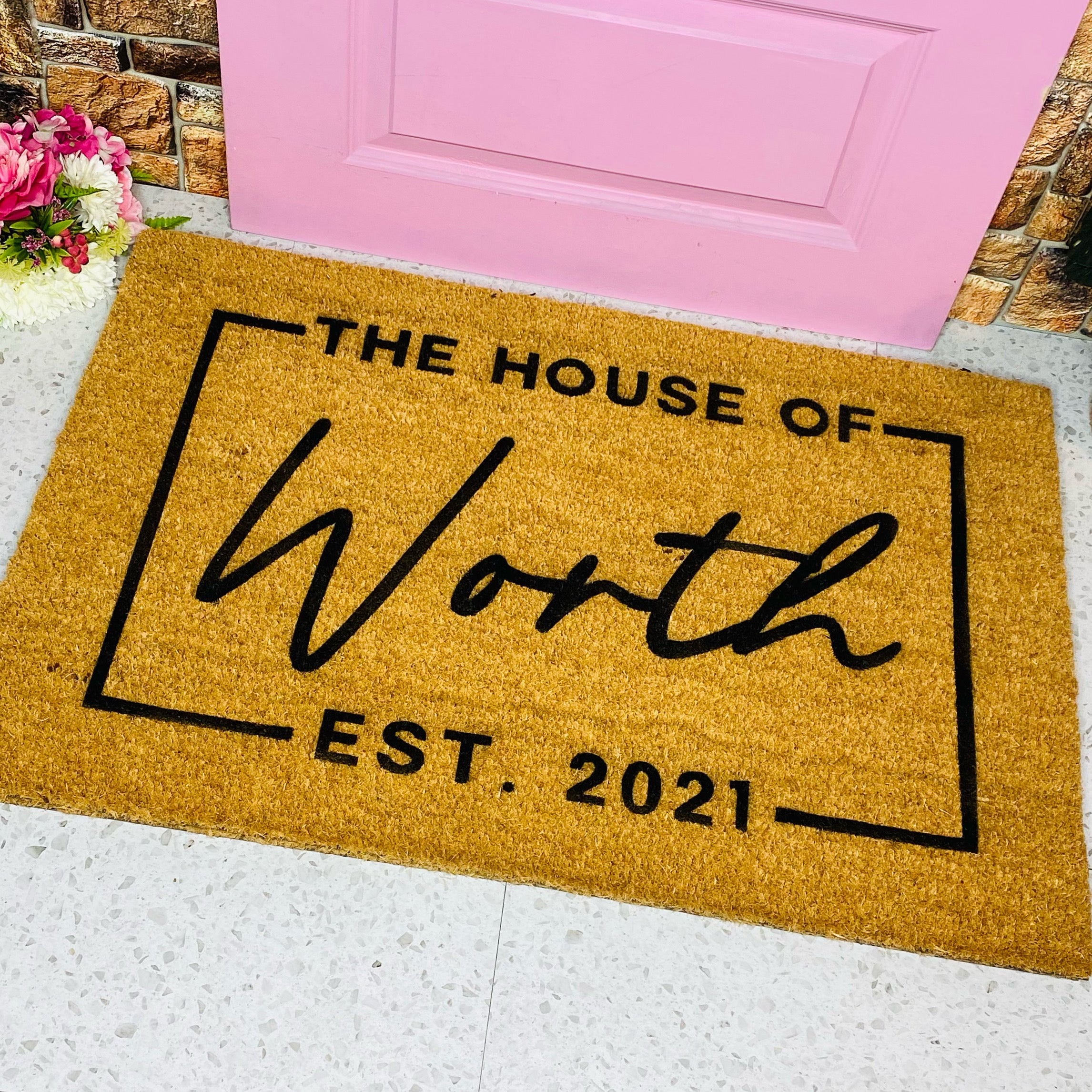 Custom Stylish Doormat, Premium Quality Coir, Free Shipping & 100% ...