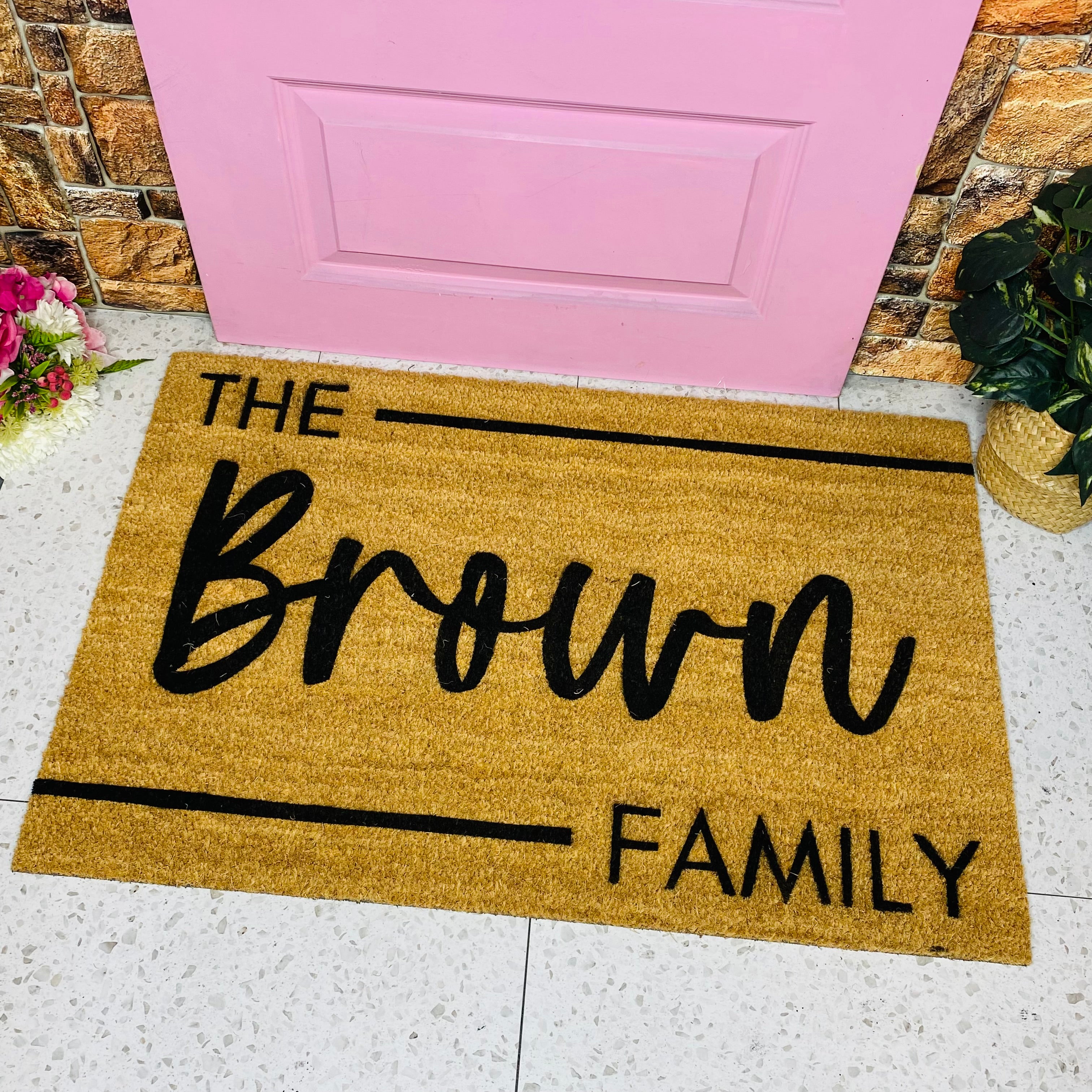 Custom Stylish Doormat, Premium Quality Coir, Free Shipping & 100% ...