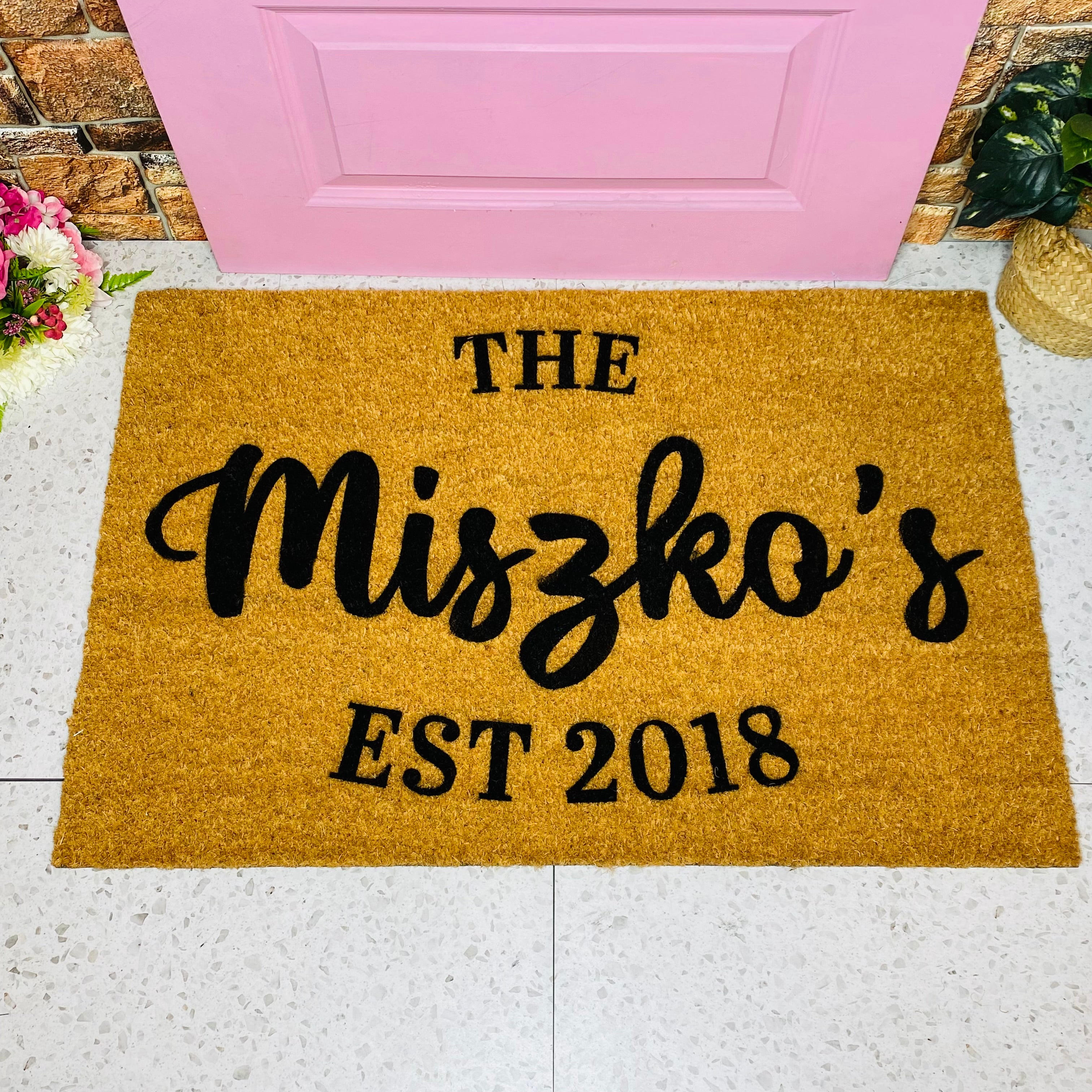 Custom Stylish Doormat, Premium Quality Coir, Free Shipping & 100% ...