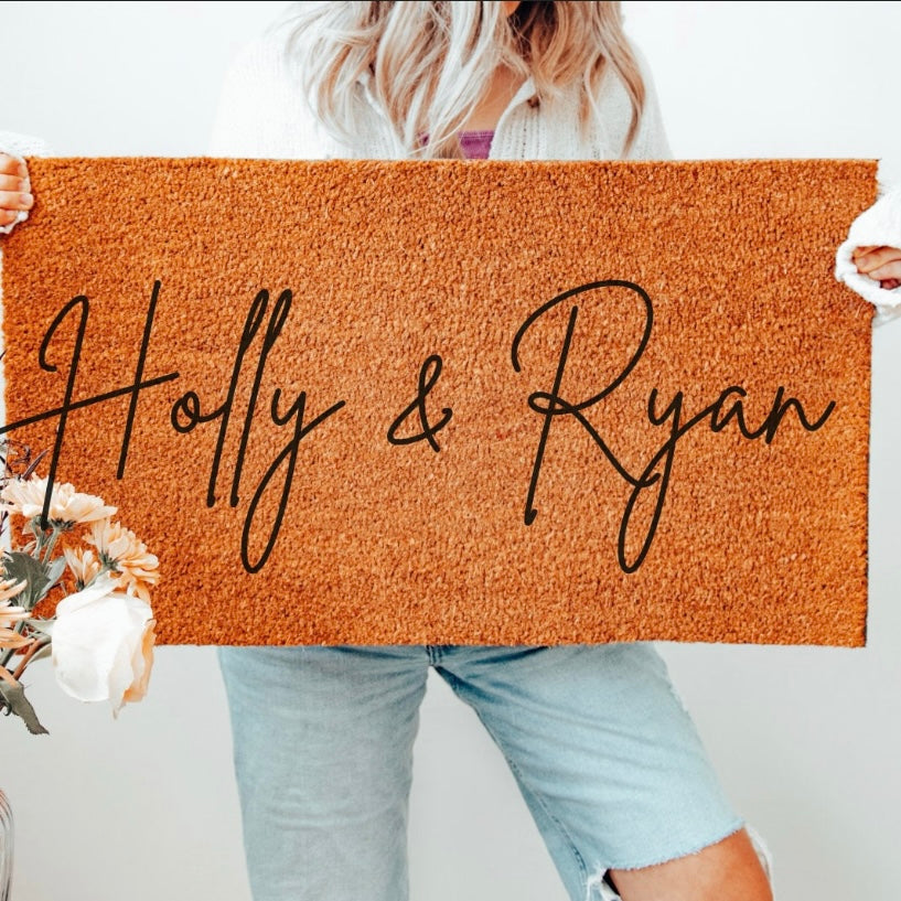 Custom Doormat, Housewarming Gift, Personalised Doormat,Family Doormat ...