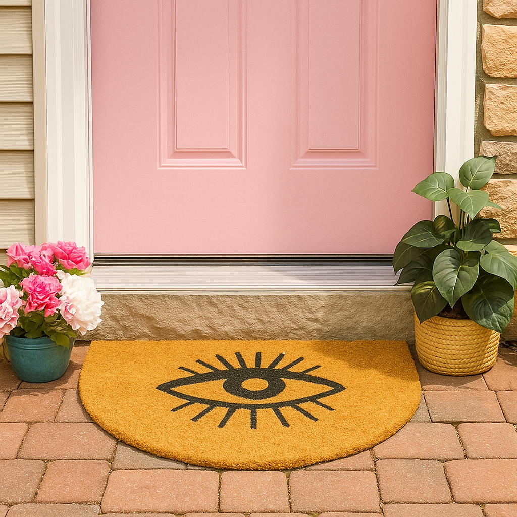 Evil Eye Doormat, Hand crafted with love in Perth. Free Aussie Shipping ...