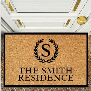 The Residence Doormat, Custom Doormat, Personalised Doormat, Hamptons ...
