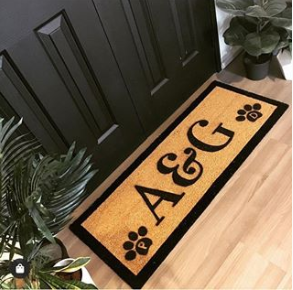 Custom Doormat, Housewarming Gift, Personalised Doormat,Family Doormat ...