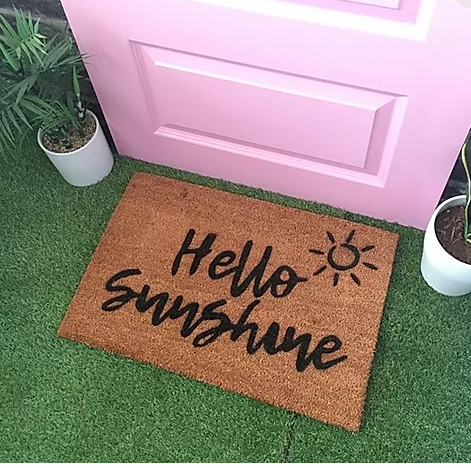 funny doormat,handmade gift, housewarming gift, cute doormat - Walk All ...