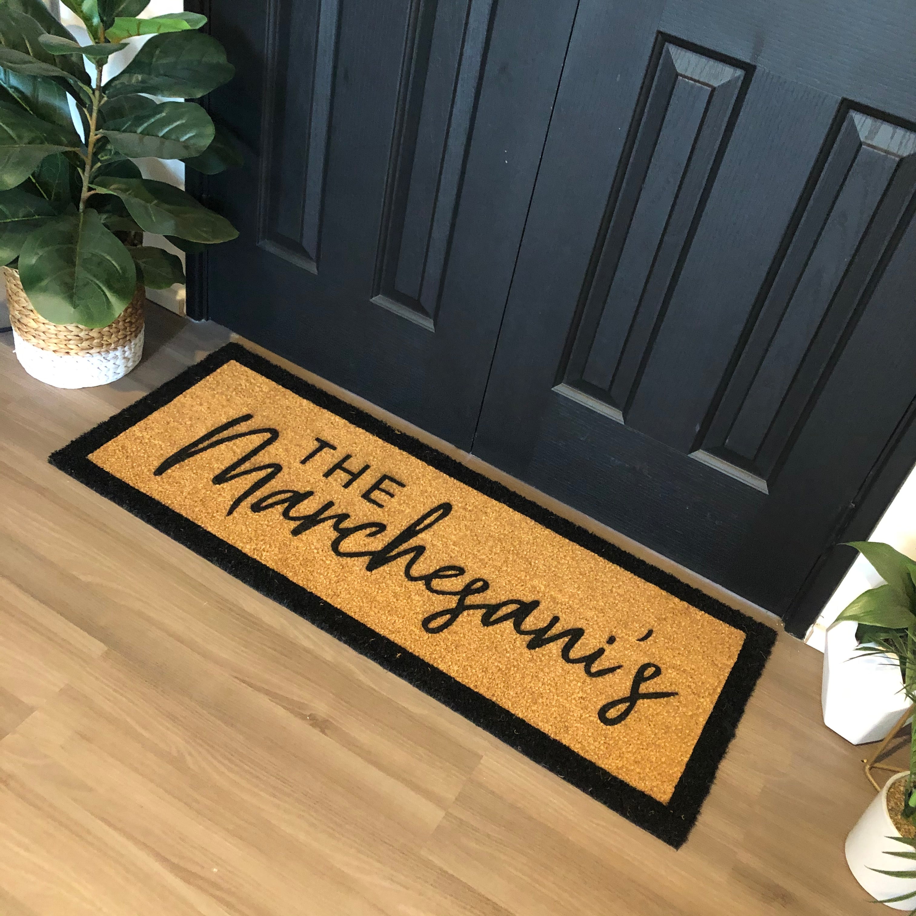 Custom Doormat, Housewarming Gift, Personalised Doormat,Family Doormat ...