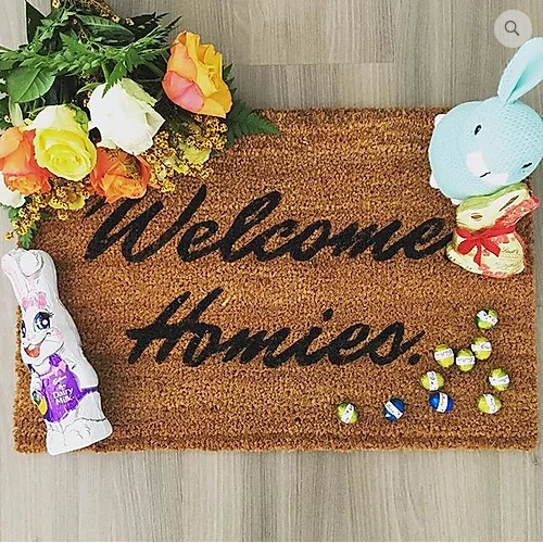 Welcome Homies Doormat, Welcome Homie Doormat, Funny Doormat - Walk All ...
