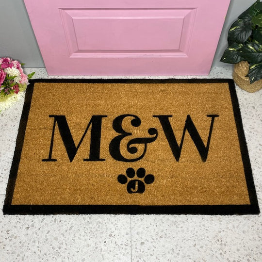 Walk All Over Me Custom Personalised Doormats - Walk All Over Me